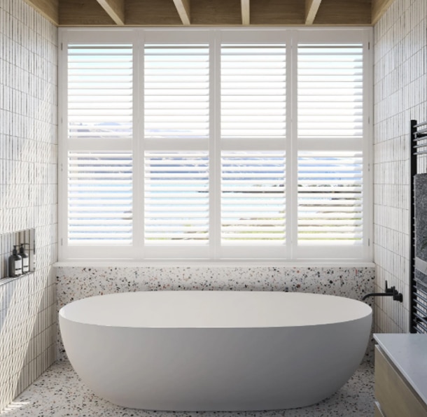 Bathroom Window Shutters - Better Covering Shutters